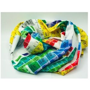 Other | Periodic Table Infinity Scarf 325l X 125w | Poshmark